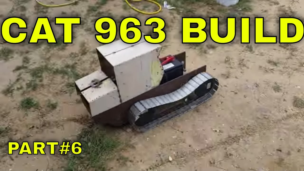 RC CAT 963 973 UPDATE, TRACK LOADER PART 6 HOW TO BUILD AN RC DOZER ...