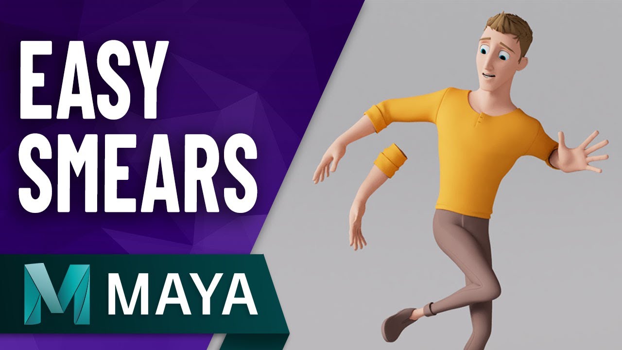How to Make and Animate reusable smears in Maya with any rig - YouTube