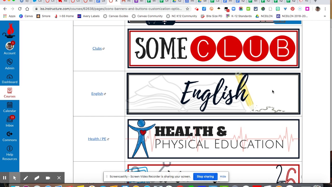 Choosing & Customizing a Course Banner - YouTube