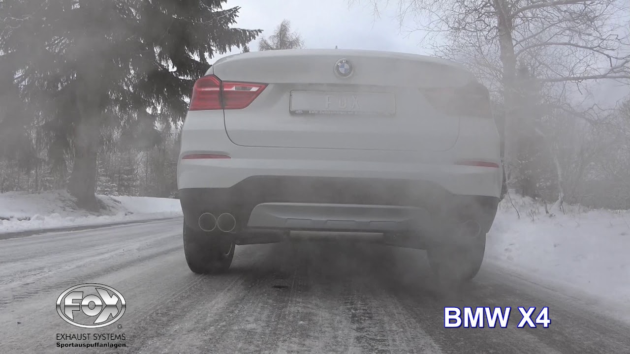FOX Sportauspuff - BMW X4 - YouTube