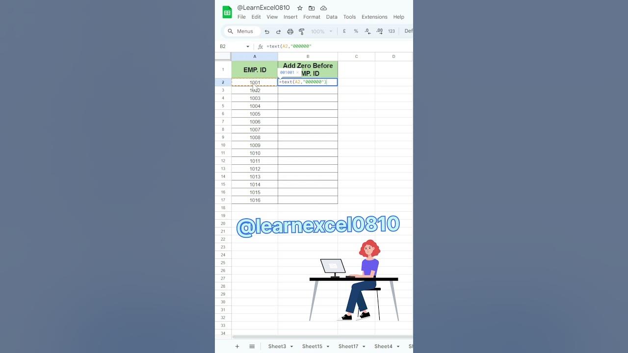 append zeros in suffix of any number #excelforjob #excelhacks #exceltricks @LearnExcel0810 - YouTube