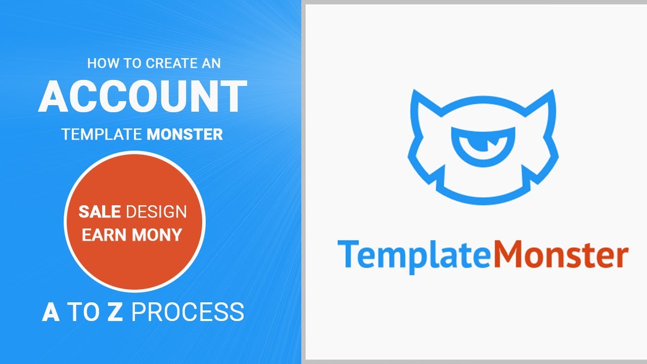 How to create an account template monster. Earn money template monster ...