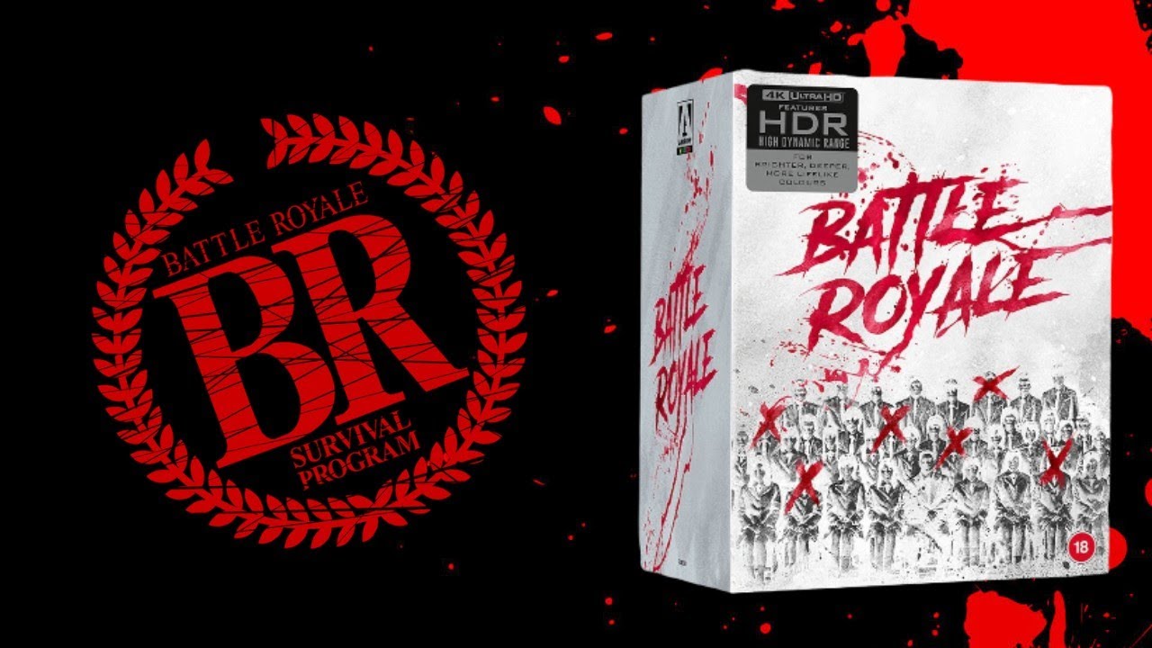 Battle Royale 4k Blu Ray Limited Edition Boxset From Arrow Video - YouTube