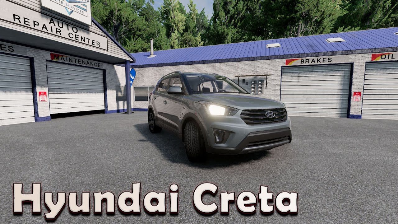 Hyundai Creta-BeamNG Drive(#1832) - YouTube