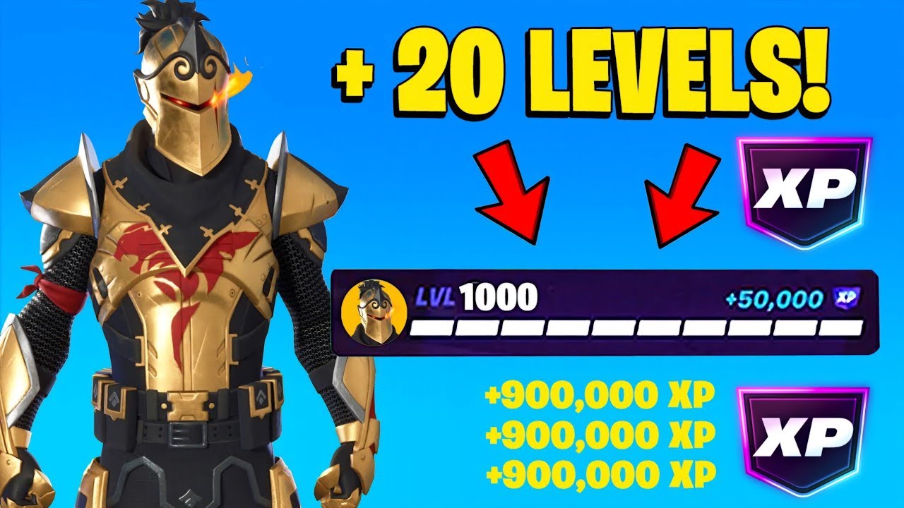 Fortnite Xp Map to Level Up Fast in Chapter 6 Season 1 (327,499 XP MAP ...