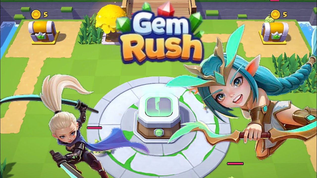 🔴 Gem Rush: Survival gameplay - multiplayer android iOS 2025 - YouTube