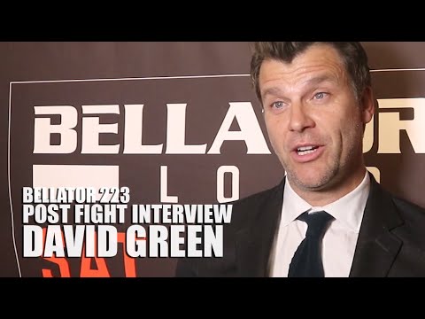 Bellator 223: Post Fight Scrum - David Green - YouTube