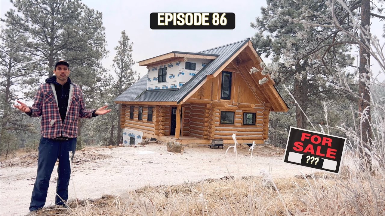 Off Grid Log Cabin Build - YouTube