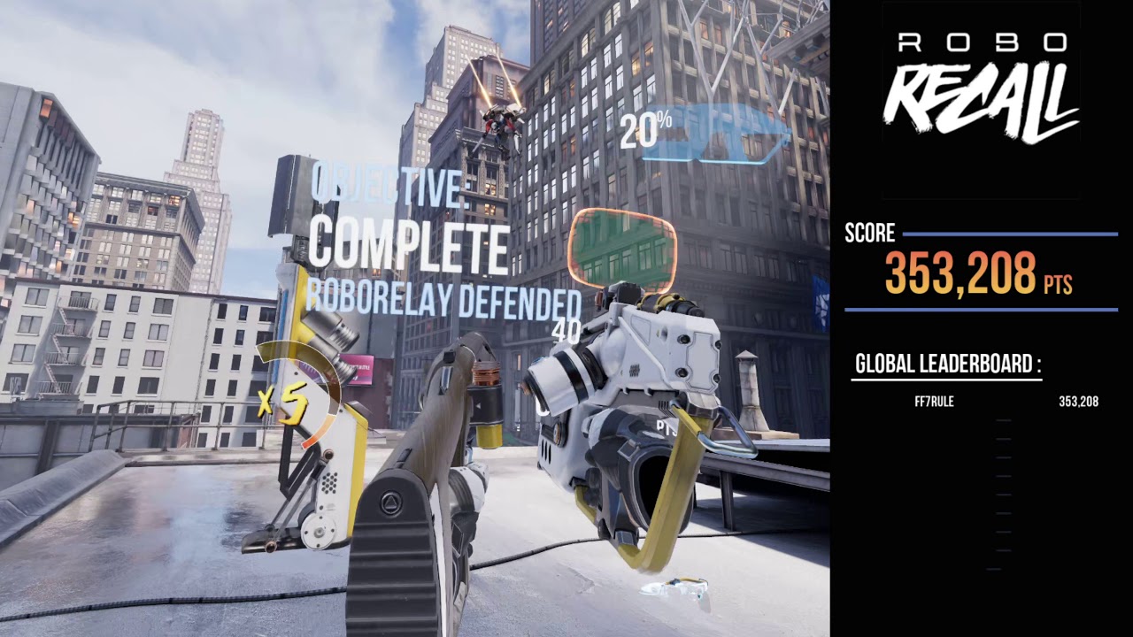 Robo Recall VR Gameplay- Level 1, 2 - YouTube