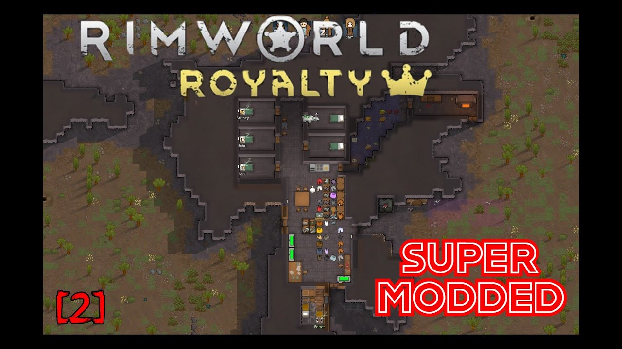 [2] Rimworld Royalty Super Modded - Lots of Progress & Royal Pet! - YouTube