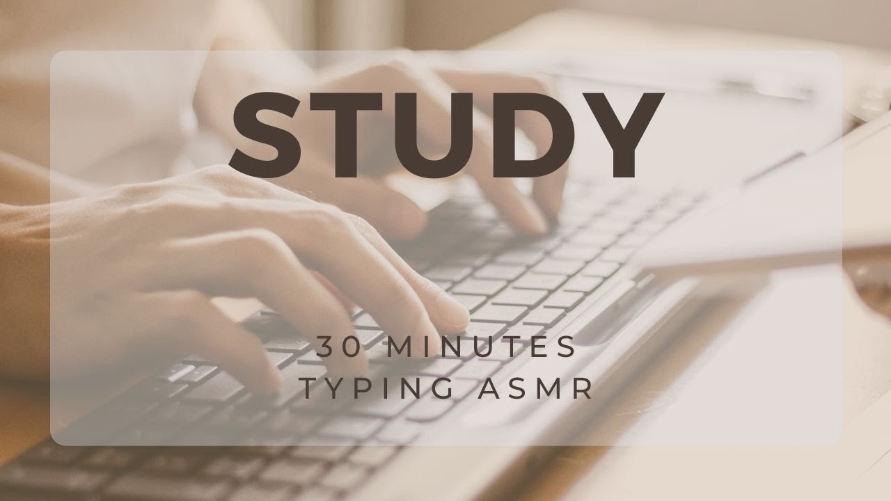Typing music, Sounds, Keyboard, Soothing background SOUNDS - YouTube