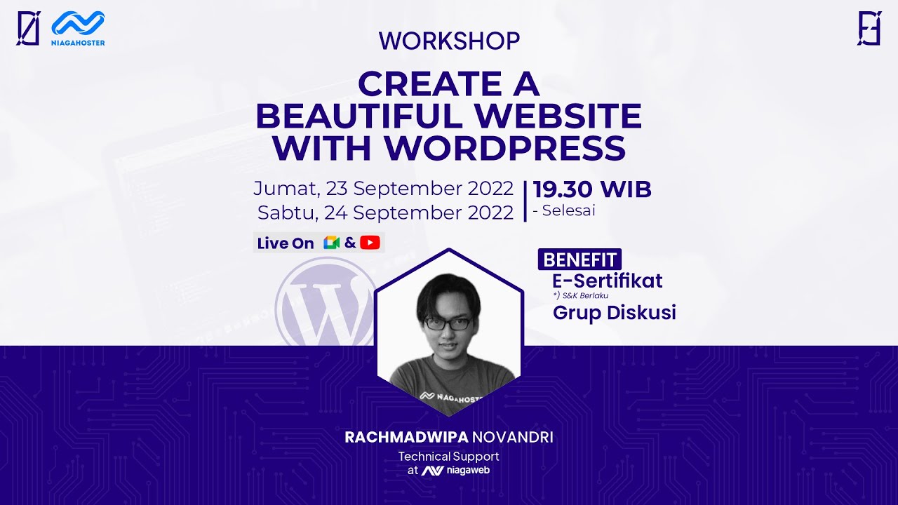 Workshop Wordpress: Create A Beautiful Website With Wordpress - Day 1 - YouTube