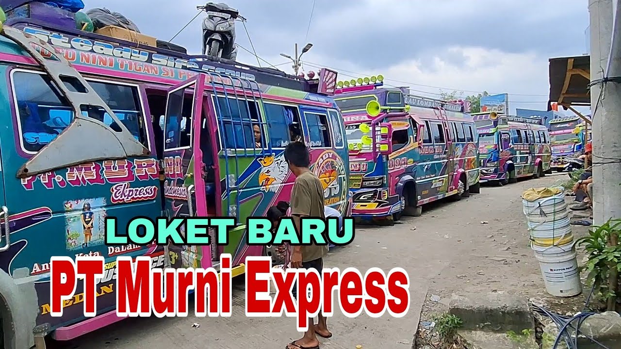 Lokasi baru bus gunung PT.Murni Express di Medan - YouTube