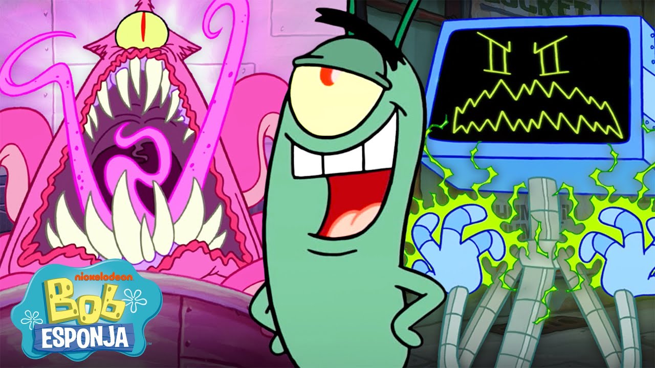 Bob Esponja | 60 MINUTOS en el Balde de Carnada 🪣 | Bob Esponja en ...