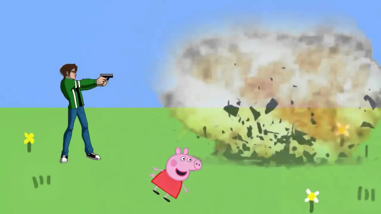 BEN 10 VS PEPPA PIG PARODY - YouTube