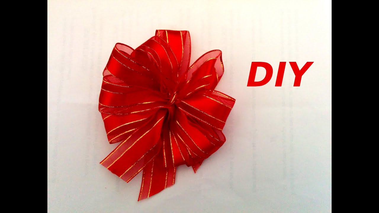 TUTORIAL, Lazos o moños para regalo. Ties for gift. DIY - YouTube