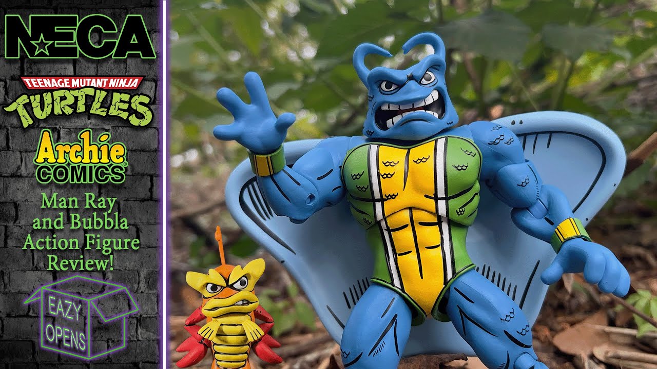 Neca TMNT Archie Adventures Man Ray Action Figure Review! - YouTube