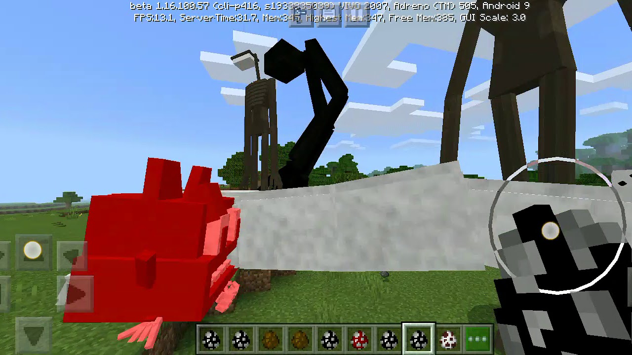 trevor Henderson creature Minecraft by rhex - YouTube