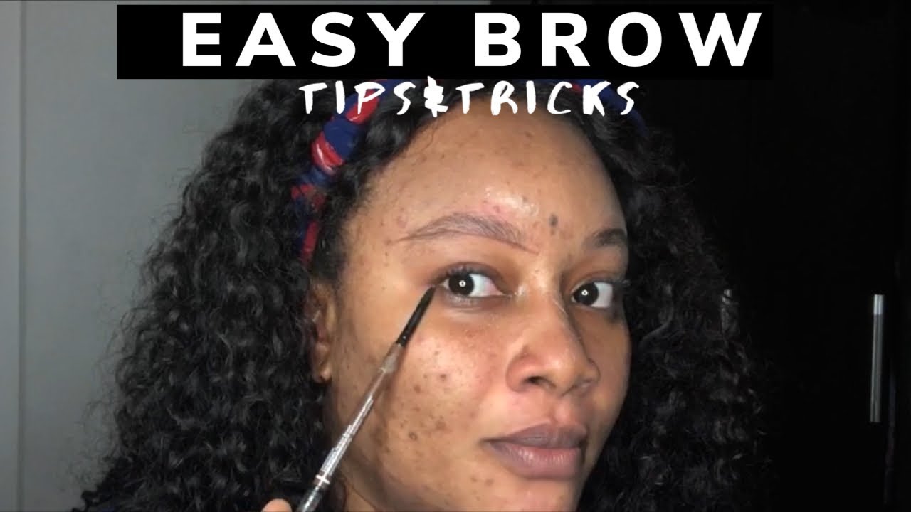 MAKEUP 101: BROW TUTORIAL FOR BEGINNERS - YouTube