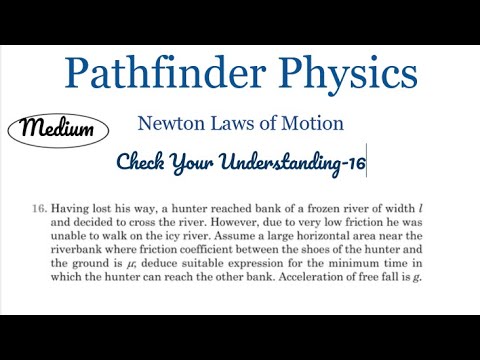 Pathfinder Solutions | NLM Check Your Understanding-16 | Jee Advanced ...