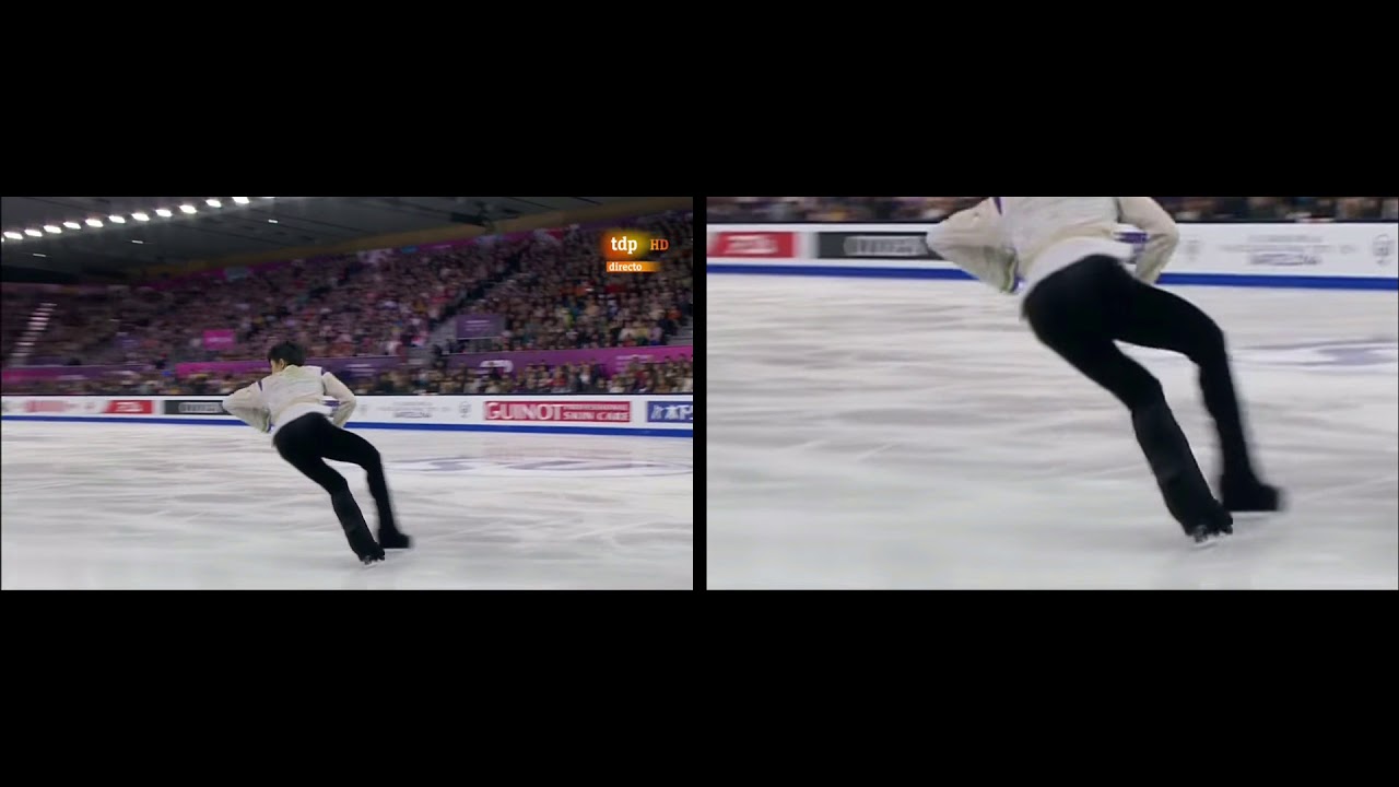 Crossover in figure skating - YouTube