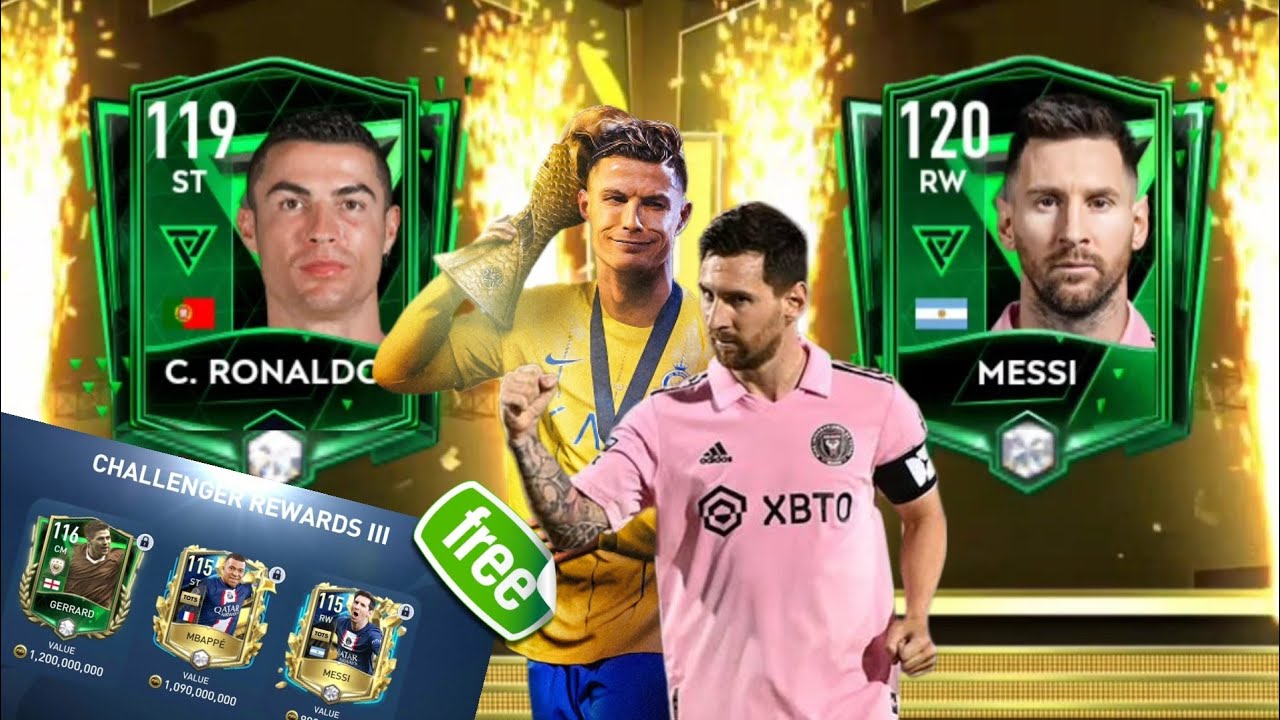 GOT FREE 120 MESSI PIONEER, 115 MESSI UTOTS, 119 C. RONALDO | FREE 8000 ...