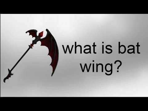 What is Bat Wing in roblox mm2? - YouTube