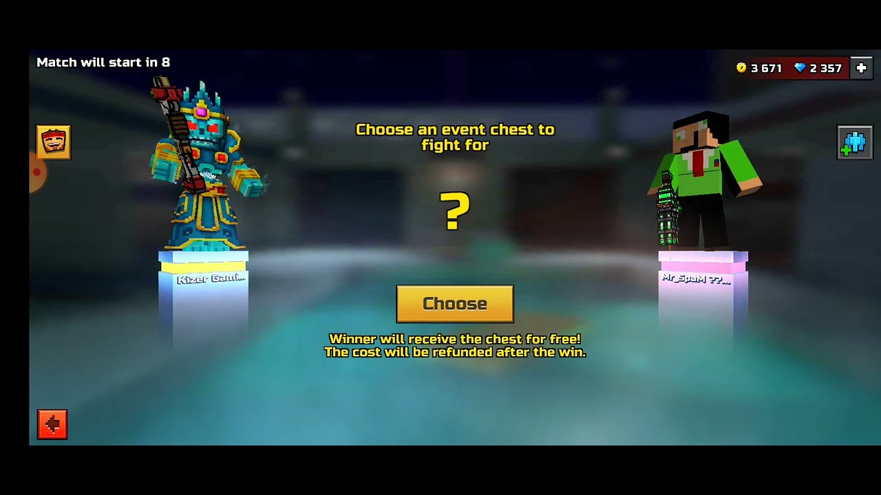 Kizer vs Mr_SpaM ??? - Duels - Night Pool - Pixel Gun 3D - PG3D - YouTube