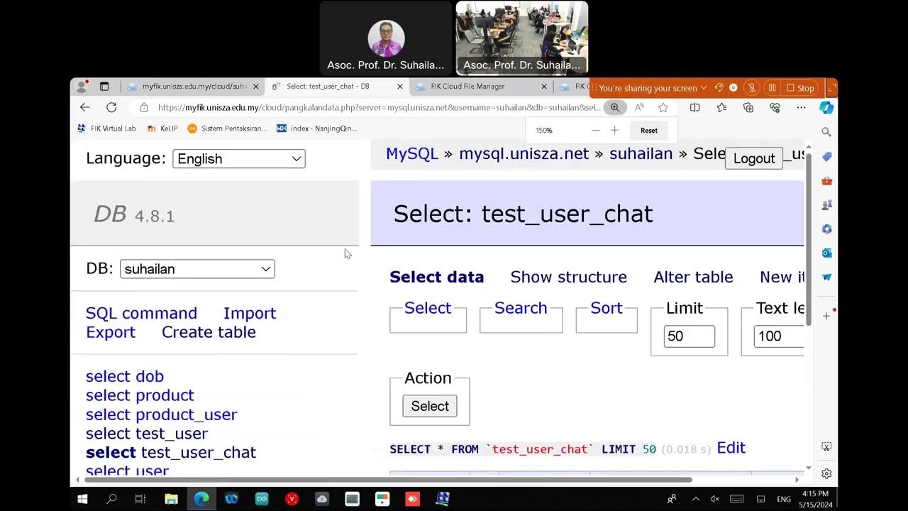 Week 9 Laravel Join and Select Column - YouTube