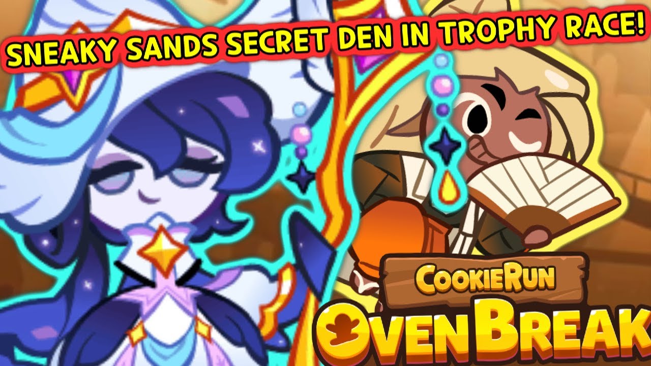 SNEAKY SANDS SECRET DEN IN TROPHY RACE! (Cookie Run: OvenBreak) - YouTube