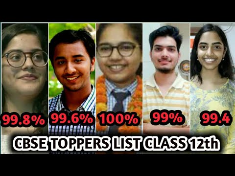CBSE TOPPER CLASS 12TH, CBSE TOPPERS LIST CLASS 12TH WITH MARKS, CBSE ...
