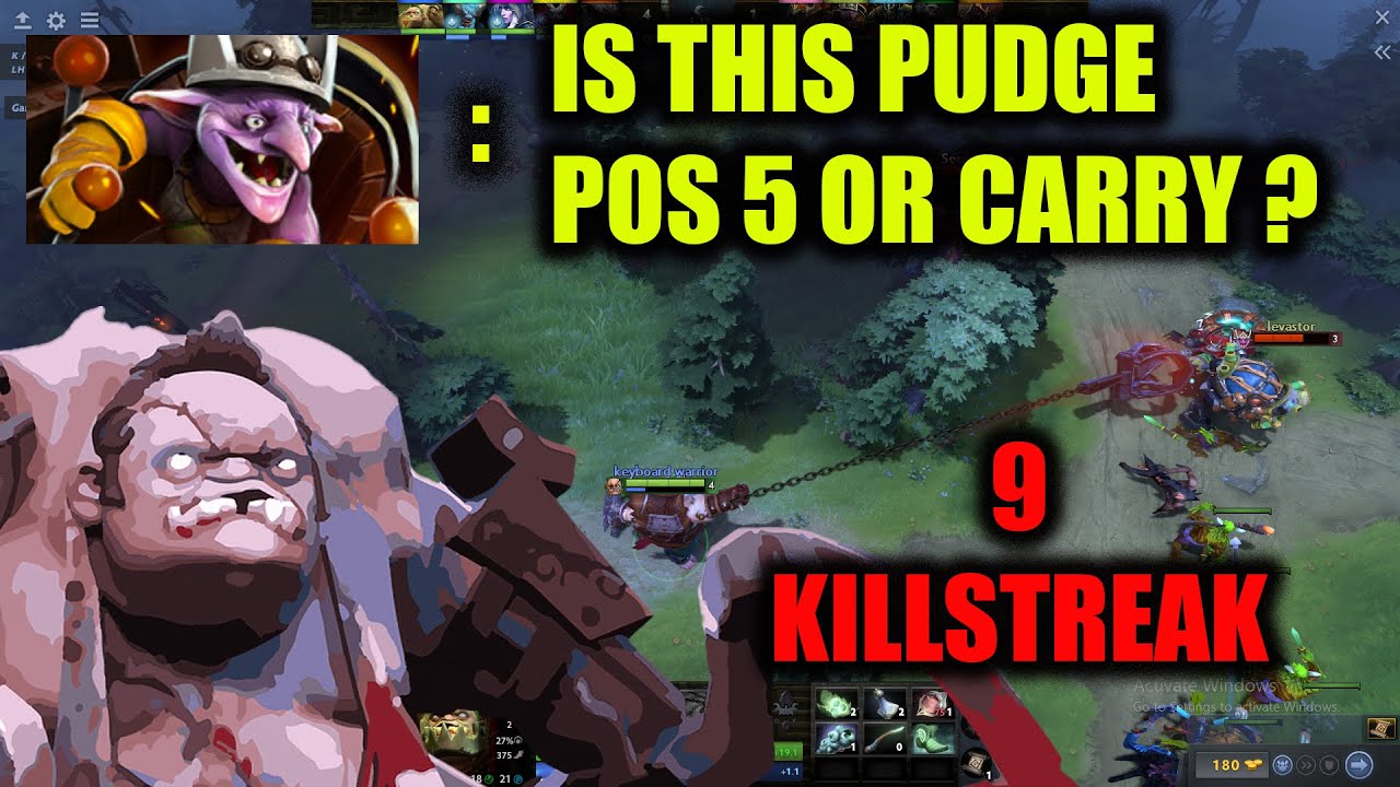 Pudge Gameplay Highlights: This position 5 pudge is better than your ...