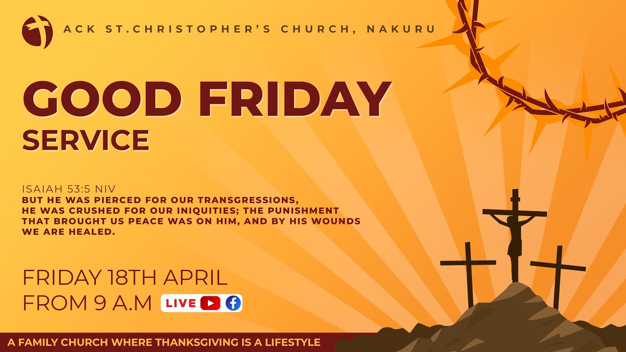 Good Friday Service | 18th April, 2025 - YouTube
