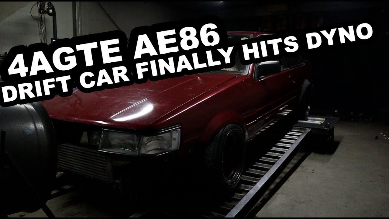 MY 4AGTE AE86 LEVIN DRIFT CAR FINALLY HITS THE DYNO - YouTube