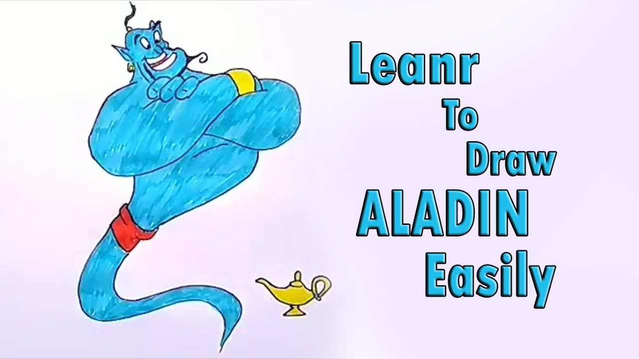 How to draw ALADIN easily and correctly - YouTube