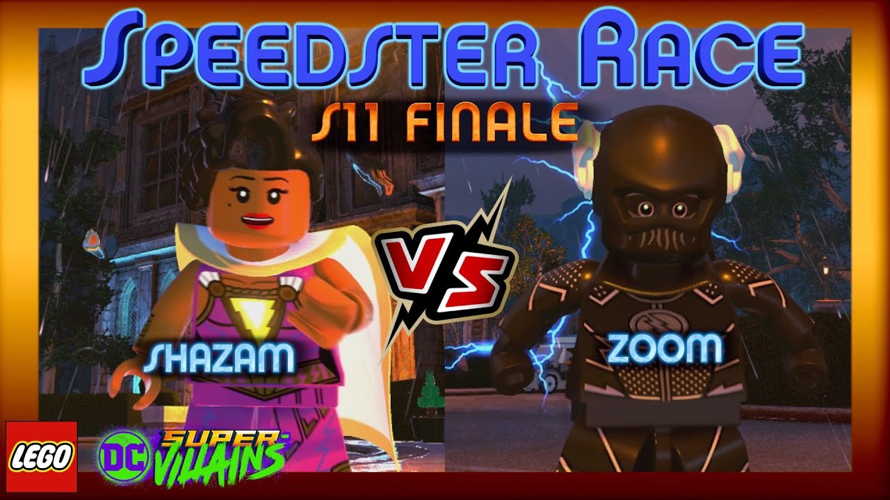 Speedster Series - Zoom vs Shazam Race!! S11 FINALE (LEGO DC Super ...