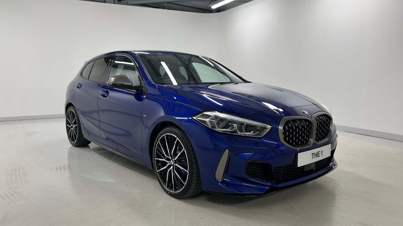 BMW M135i xDrive - BMW Individual San Marino Blue - YouTube