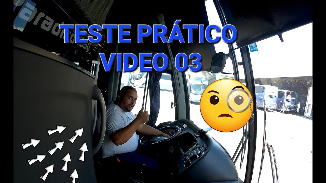 Dica para testes prático de motorista Rodoviário vídeo 03 - YouTube
