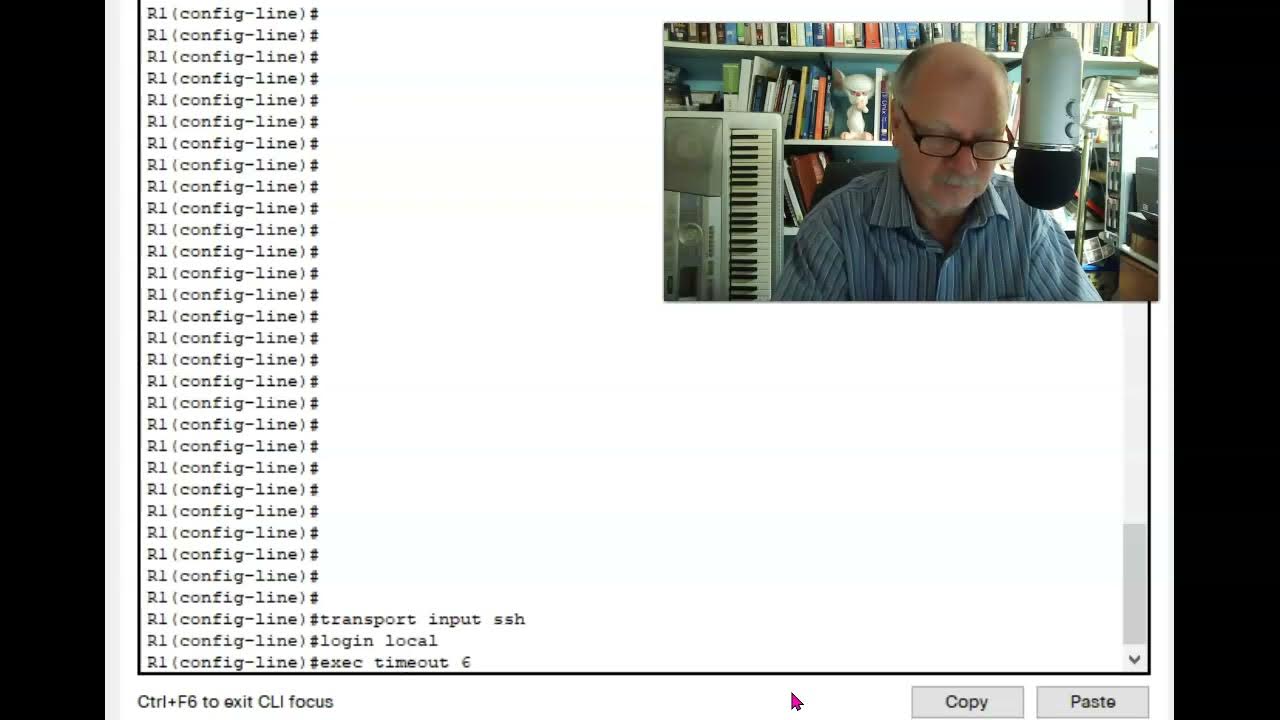 Cisco vty lines logging synchronous and exec-timeout commands - YouTube
