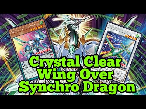 Crystal Clear Wing Over Synchro Dragon New Speedroid Support - YouTube