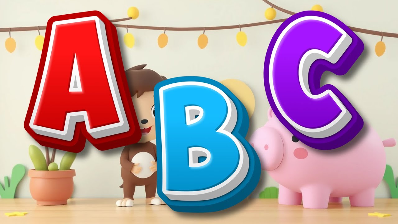 A for Apple | A B C Fun Alphabet Song for Kids | Learn ABC with Music ...