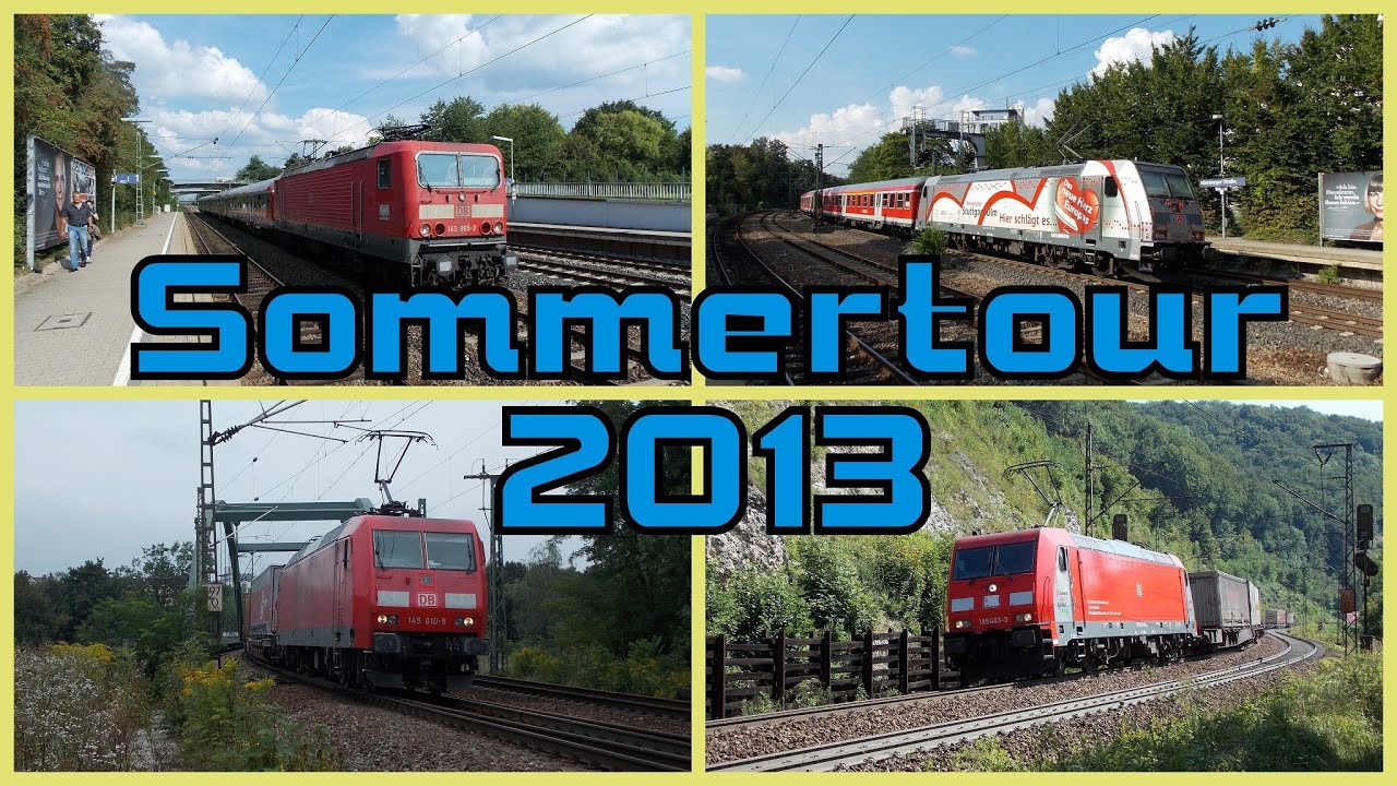 Summer, trains, fun - Die Sommertour 2013! - YouTube