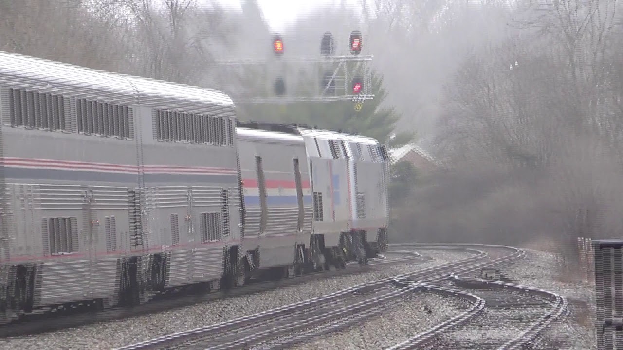 Amtrak 30 Capitol Limited WITH 156 HERITAGE ENGINE - YouTube