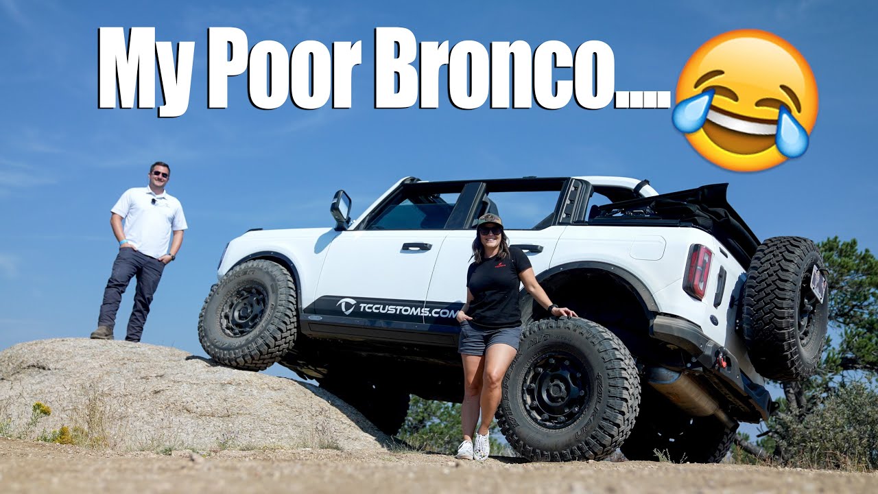 Shelby Hall Off-roading MY Lifted Bronco on 37s! - YouTube
