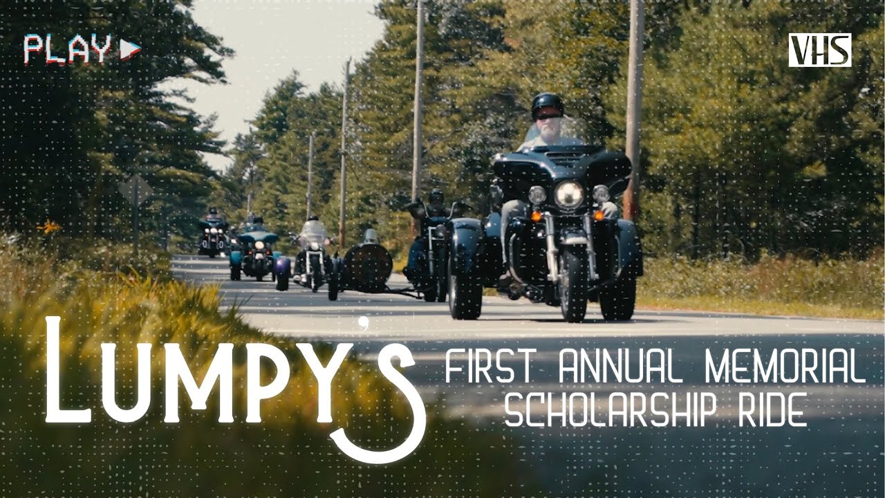 Lumpy’s First Annual Memorial Scholarship Ride - YouTube