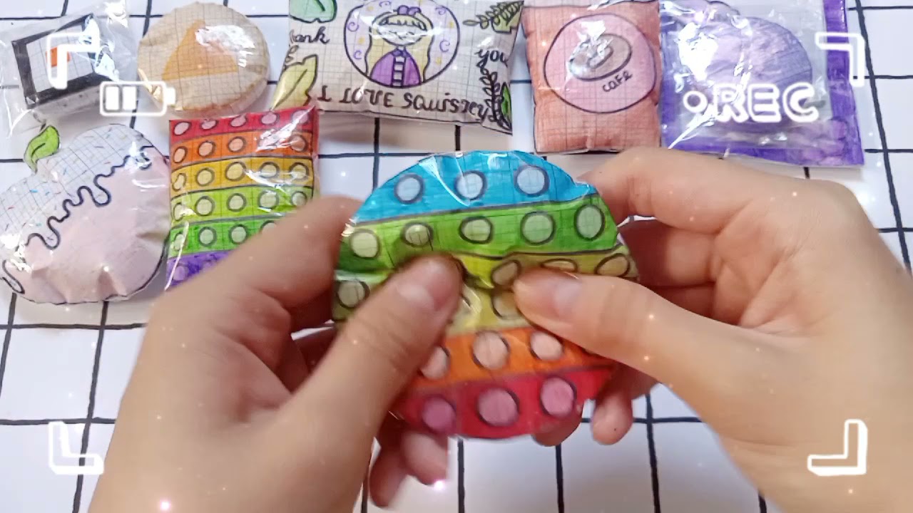 collection squishy giấy ( phần 7 ) bộ sưu tập squishy giấy phần 7 😙😁 ️🤯 ...