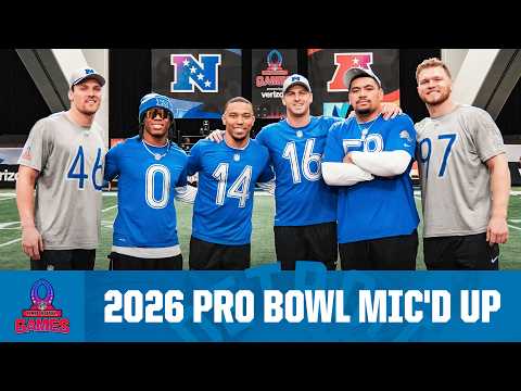 Aidan Hutchinson and Amon-Ra St. Brown Mic'd Up | 2026 NFC Pro Bowl Practice