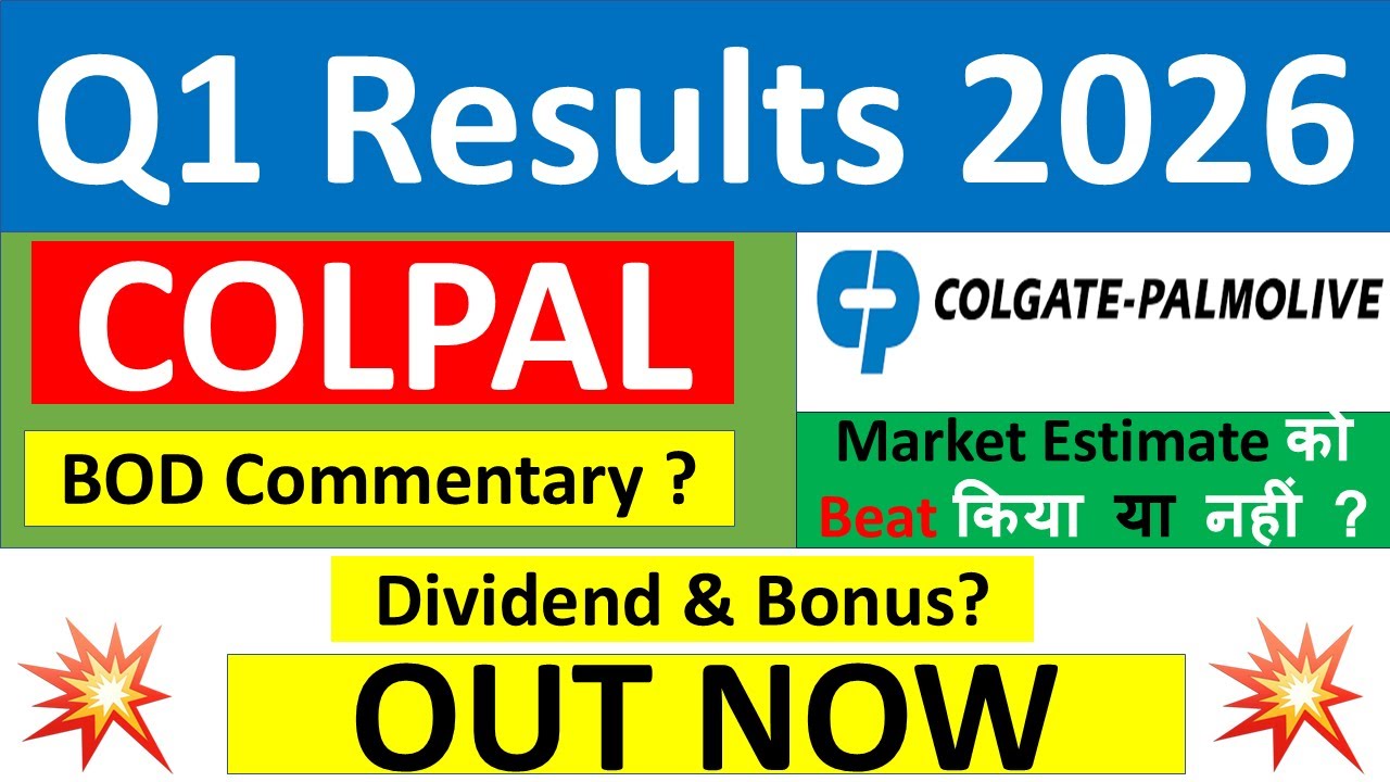 COLPAL Q1 results 2026 | Colgate results today | COLPAL Share News ...