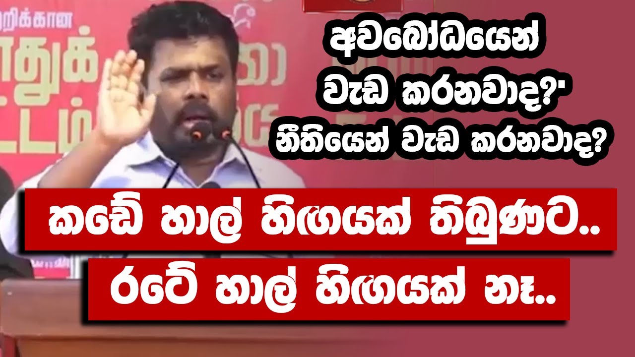කඩේ හාල් හිඟයක් තිබුණට... රටේ හාල් හිඟයක් නෑ... අවබෝධයෙන් වැඩ කරනවාද ...