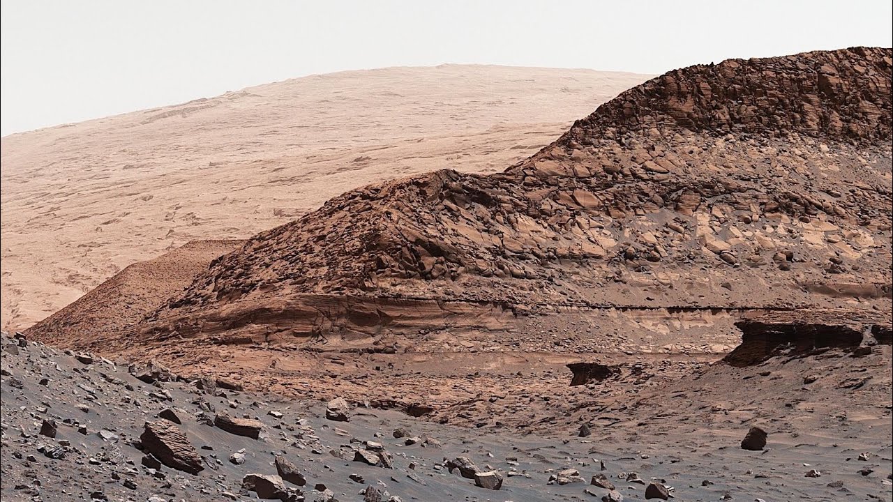 Mars Amazing Close Up Rocks of Paraitepuy Pass by Curiosity Rover - YouTube